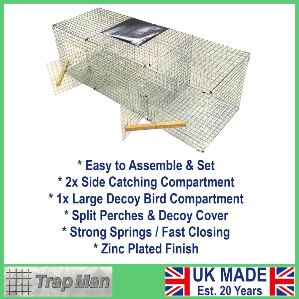 These crow traps are particularly effective in catching crows, jays ...