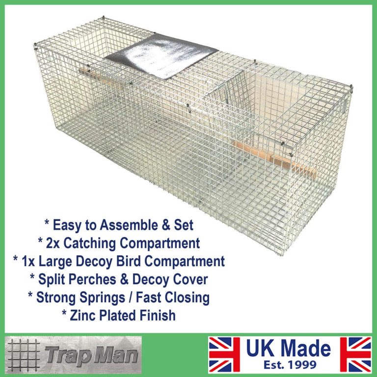 How to catch crows and magpies legally using a top entry twin capture ...