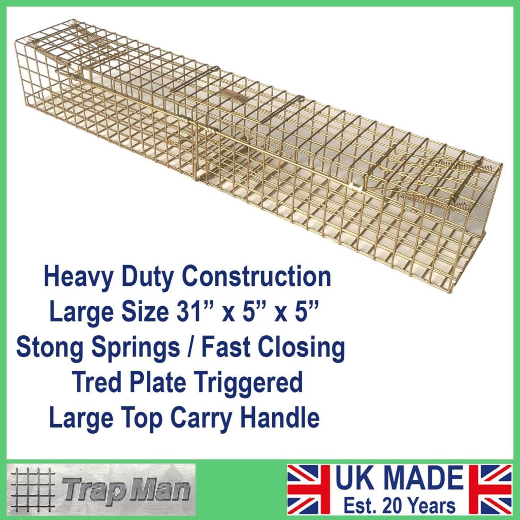 Mk4 Fenn Trap (genuine) and protection cage Made in The UK Approved